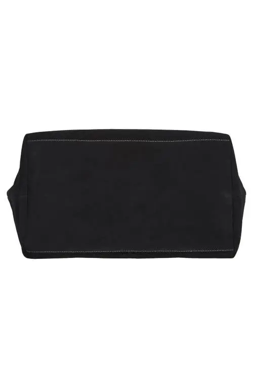 Little Liffner Mega Sprout Suede Tote - Black