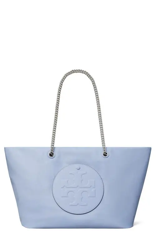 Tory Burch Ella Chain Zip Tote - Blue Dawn