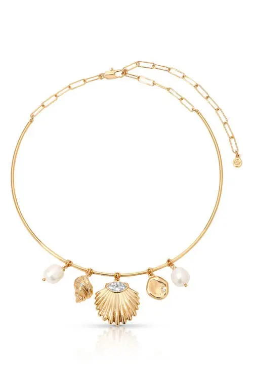 Ettika Endless Shores Charm Necklace - Gold