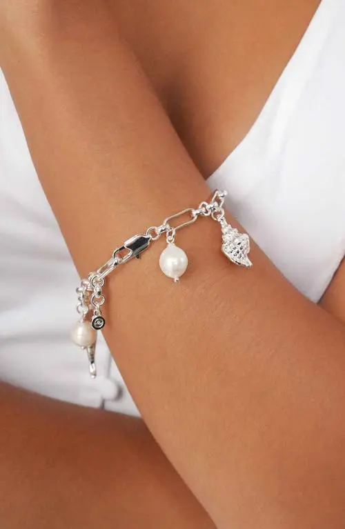 Ettika Oceanic Dreams Charm Bracelet - Silver