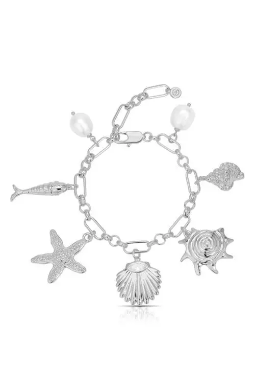 Ettika Oceanic Dreams Charm Bracelet - Silver