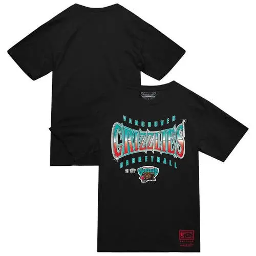Mitchell & Ness Vancouver Grizzlies Worldwide Collection Glow Up T-shirt - Black