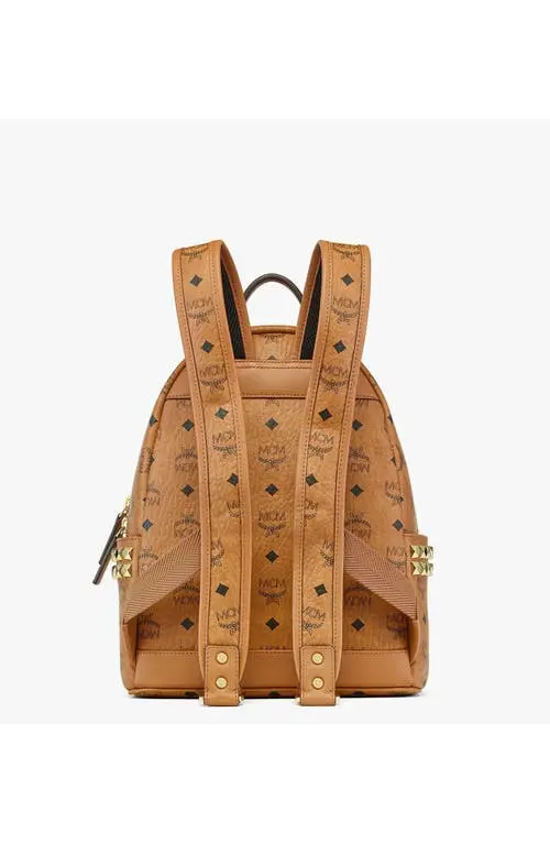 Mcm Small Stark Backpack In Visetos