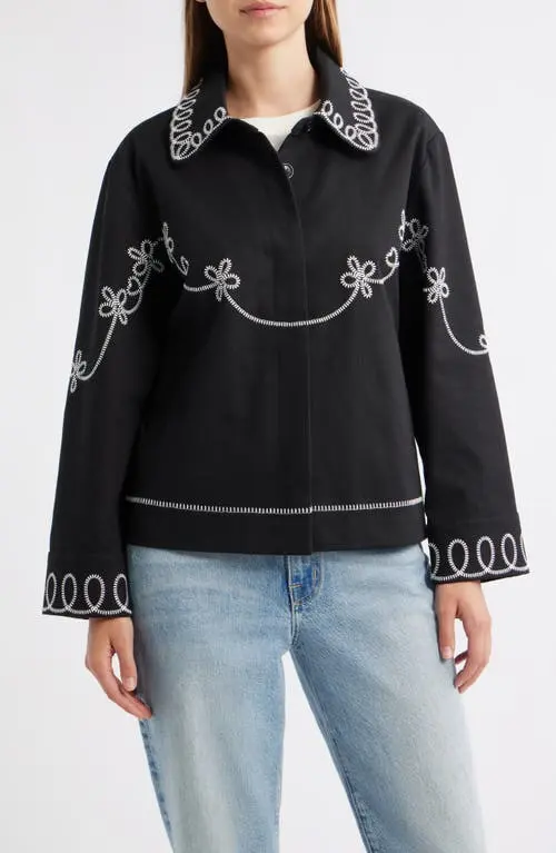 Rails Keaton Embroidered Cotton Jacket