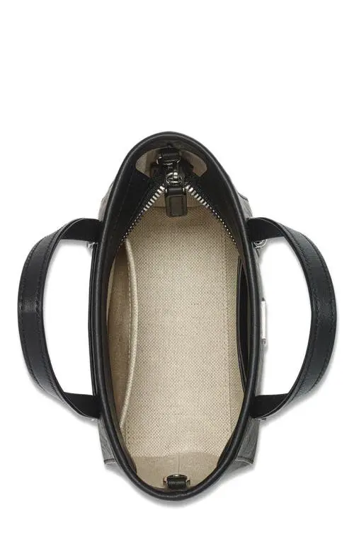 Mcm X-mini Toni Top-zip Shopper In Visetos - Black