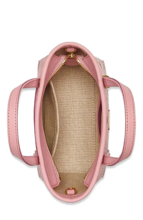 Mcm X-mini Toni Top-zip Shopper In Visetos - Pink