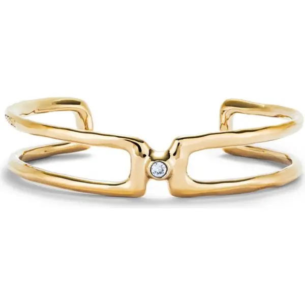 UNODE50 Double Topaz Bangle - Gold