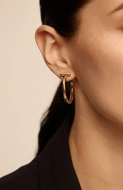 UNODE50 Polished Round Earrings