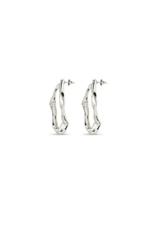 UNODE50 Maxi Link Earrings - Silver