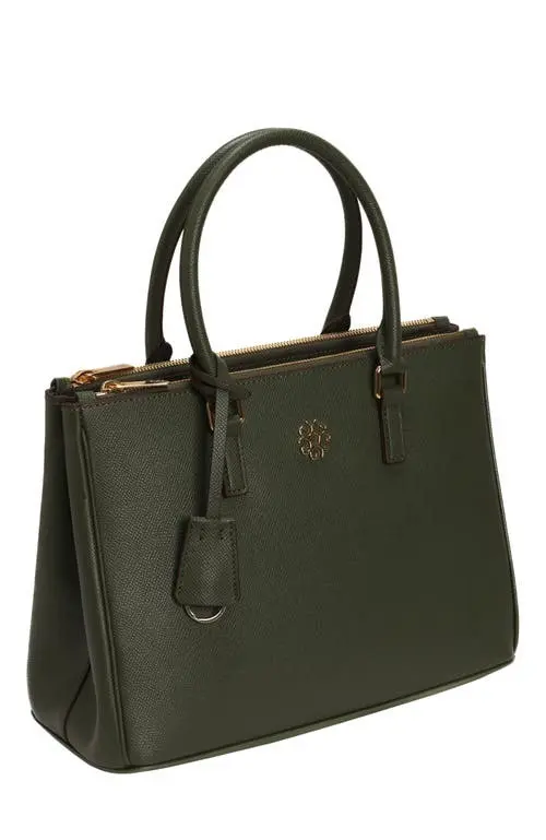 Gorski Top Handle Leather Crossbody Bag - Olive