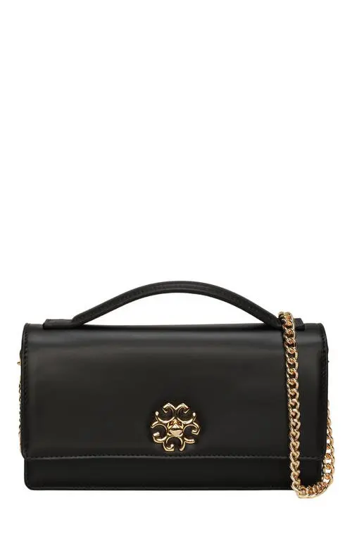 Gorski Top Handle Leather Crossbody Bag