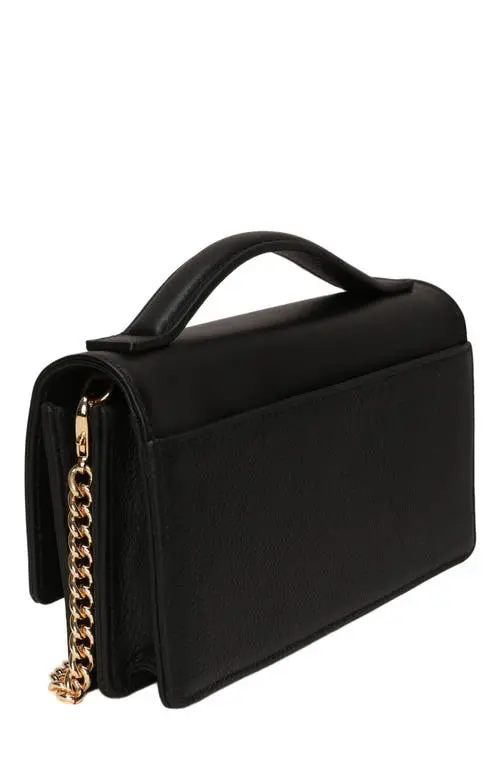 Gorski Top Handle Leather Crossbody Bag