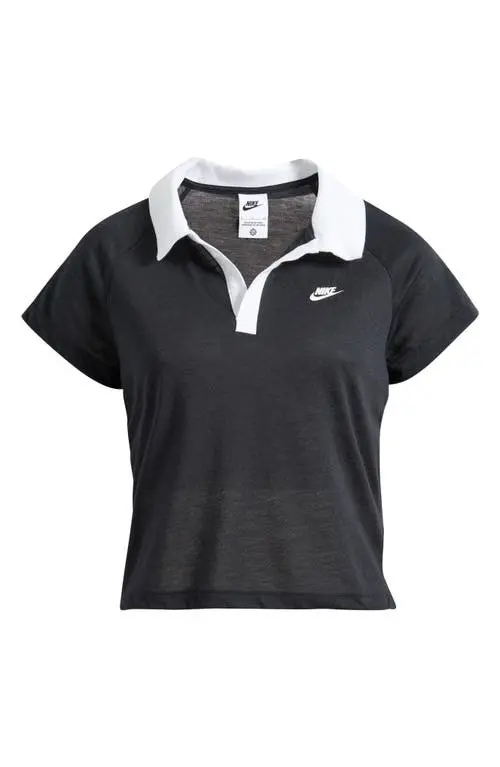 Nike Sportswear Retro Polo - Black/white/sail