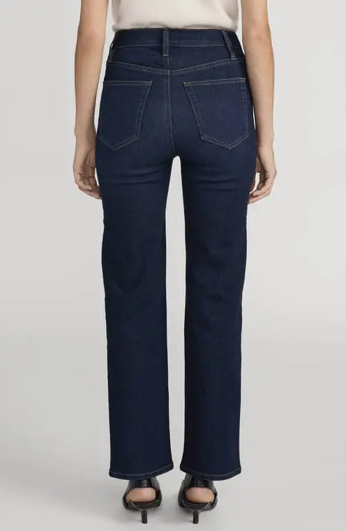 FRAME Pixie Le Sleek Straight High Waist Ankle Jeans - Fairway