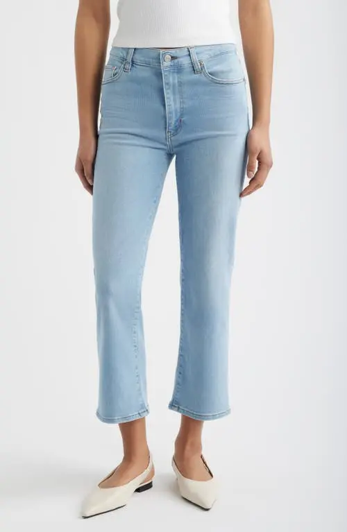 FRAME Pixie Le Sleek Straight High Waist Ankle Jeans - Hush