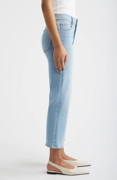 FRAME Pixie Le Sleek Straight High Waist Ankle Jeans