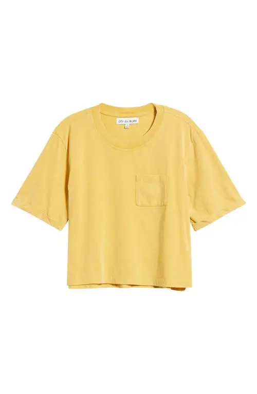 CITY BLUES Coram Crop Oversized T-shirt