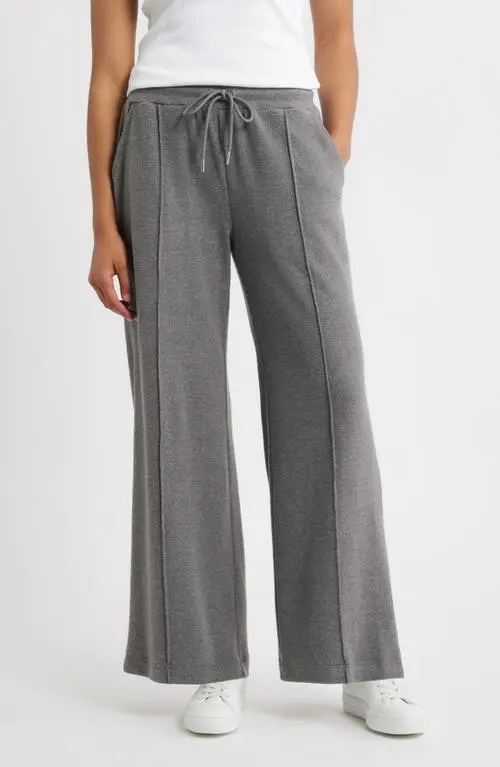 CITY BLUES Seamed Drawstring Lounge Pants - Gray