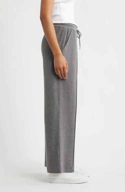 CITY BLUES Seamed Drawstring Lounge Pants - Gray