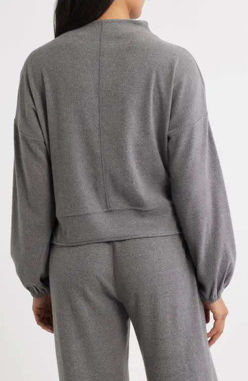 CITY BLUES Funnel Neck Sweatshirt - Gray