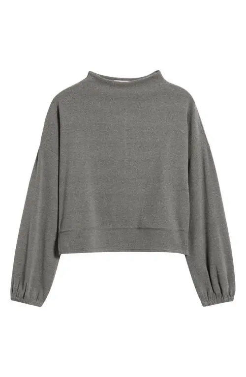 CITY BLUES Funnel Neck Sweatshirt - Gray