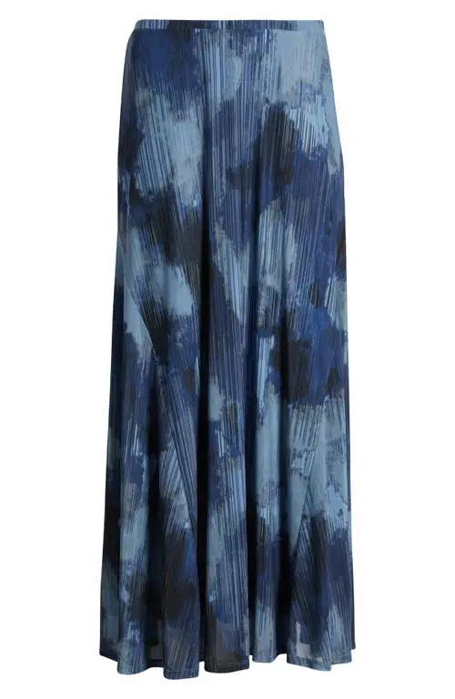 CITY BLUES Belle Maxi Skirt - Navy Multi