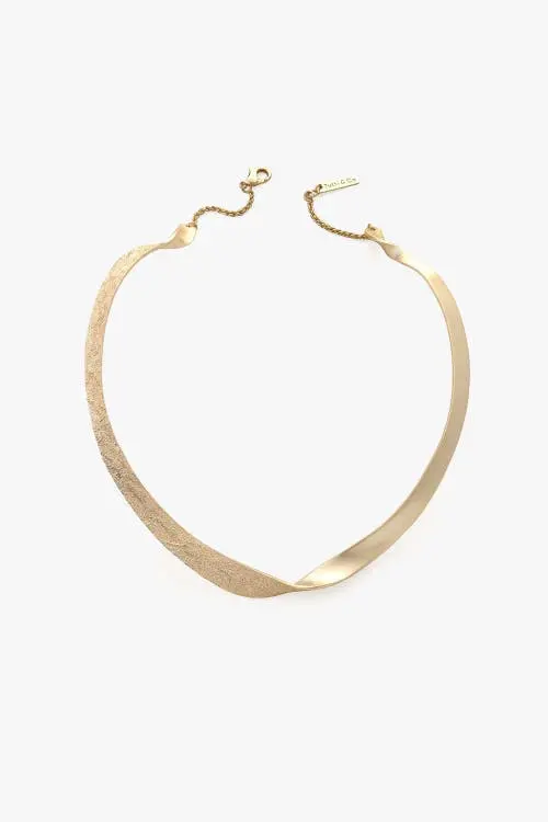 TUTTI Praise Collar Necklace - Gold