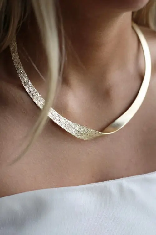TUTTI Praise Collar Necklace - Gold