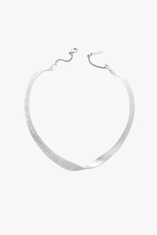 TUTTI Praise Collar Necklace - Silver