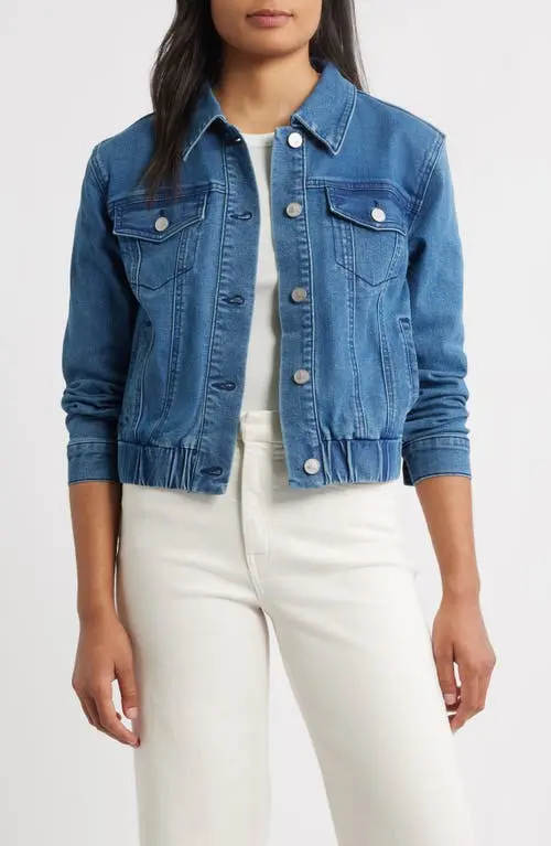 CITY BLUES Denim Hybrid Jacket - Indigo