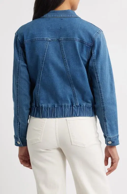 CITY BLUES Denim Hybrid Jacket - Indigo