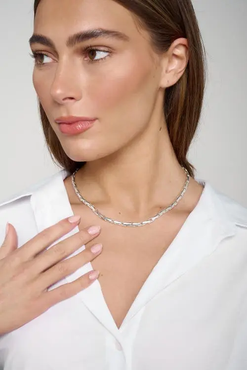 TUTTI Refine Chain Necklace - Silver