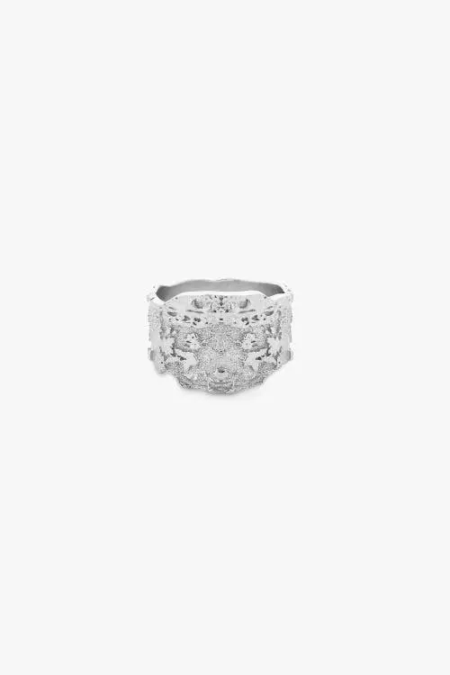 TUTTI Downtown Statement Ring - Silver/m