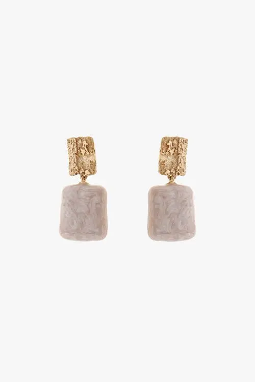 TUTTI Tranquil Drop Earrings - Gold
