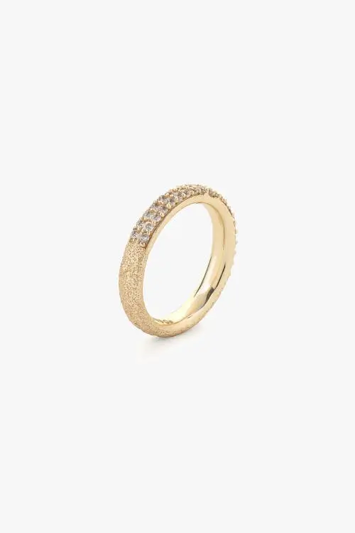 TUTTI Grand Ring With Cubic Zirconia - Gold
