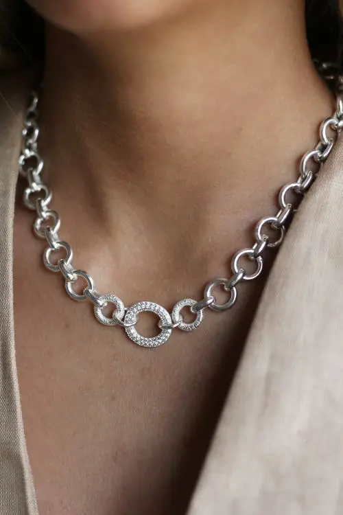 TUTTI Grand Necklace - Silver