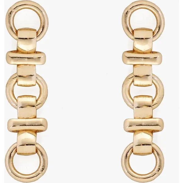 TUTTI Connect Chain Drop Earrings - Gold