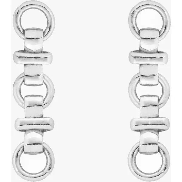 TUTTI Connect Chain Drop Earrings - Silver