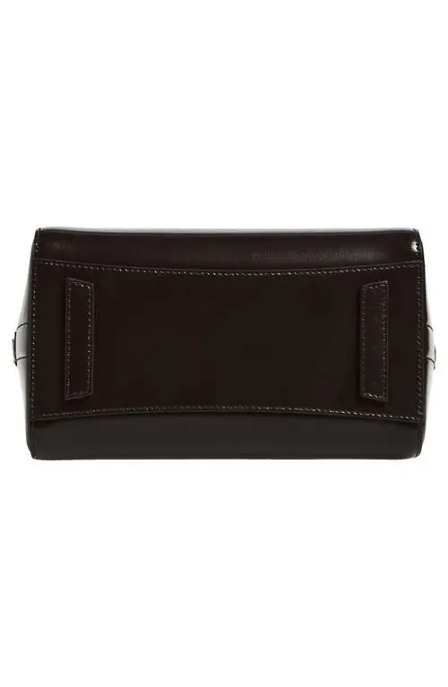 Givenchy Mini Antigona Leather Satchel - Chocolate
