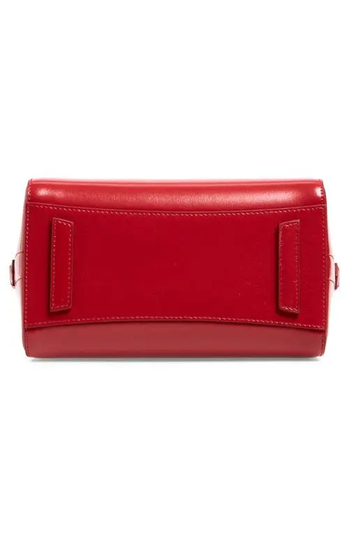 Givenchy Mini Antigona Leather Satchel - Vermillion