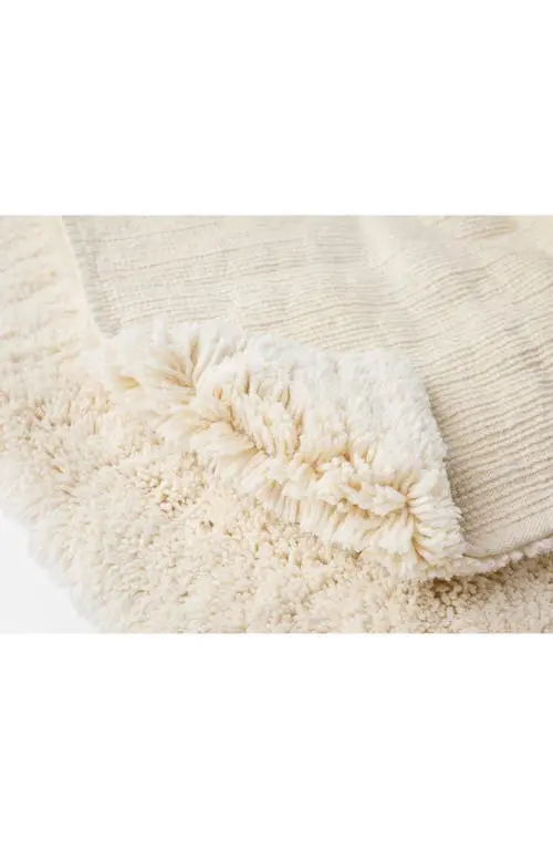 COYUCHI Shag Organic Cotton Bath Rug