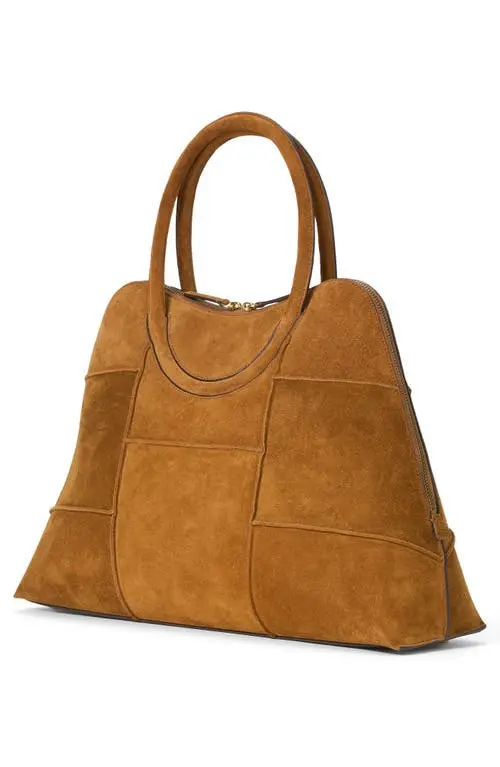 Staud Naomi Suede Satchel