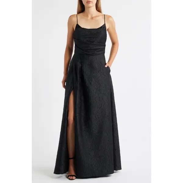 Black Halo Cayetana Lace A-line Gown