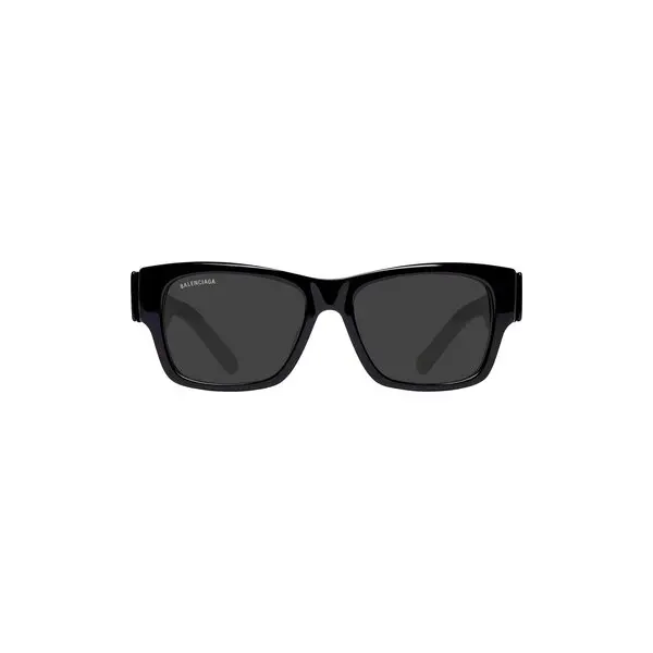 Balenciaga Max Square Sunglasses - Black