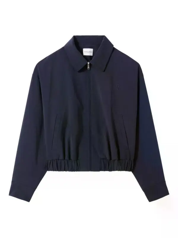 Claudie Pierlot Cropped Zip-up Jacket