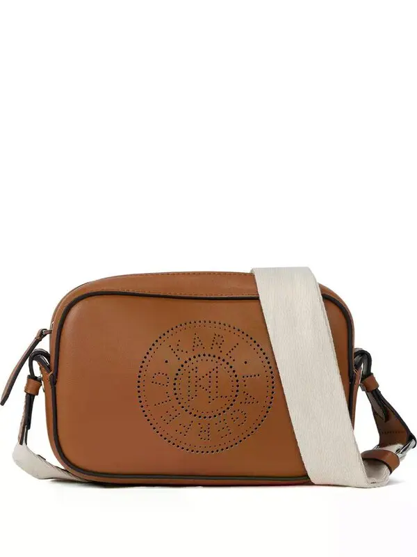 Karl Lagerfeld K/circle Leather Crossbody Bag - Brown