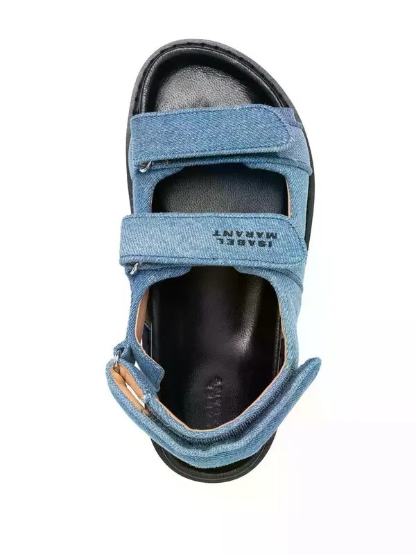 Isabel Marant Étoile Madee Denim Slingback Sandals