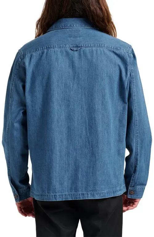 Quiksilver Denim Button-up Overshirt - Light Indigo