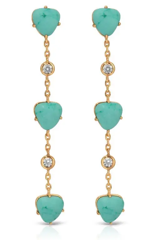 Ettika Reconstituted Drop Earrings