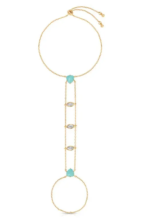 Ettika Hand Chain - Turquoise